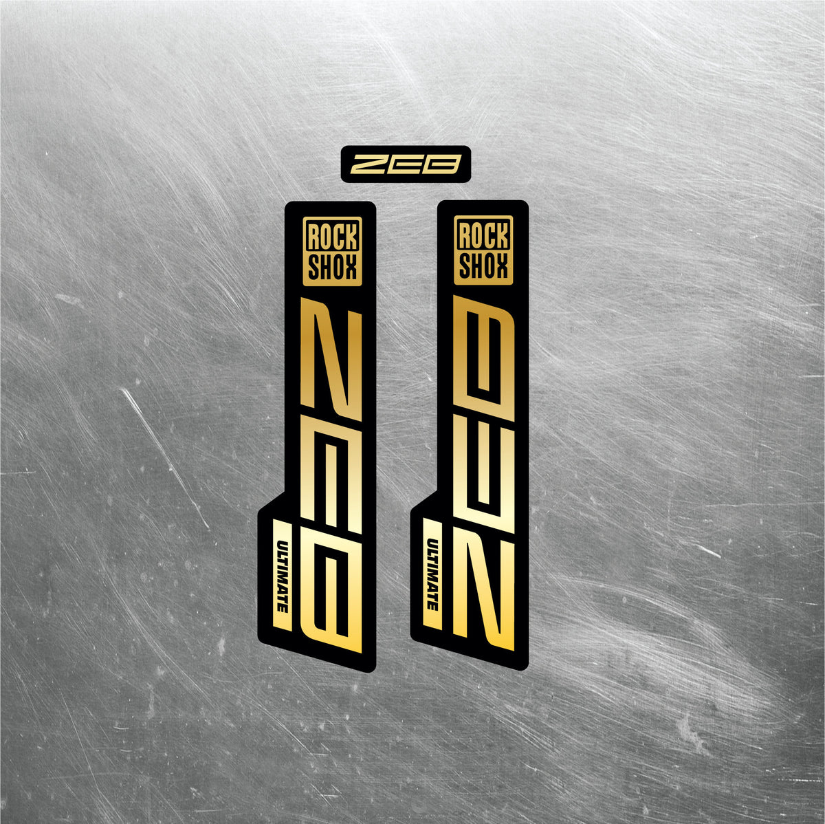2020 ROCKSHOX ZEB ULTIMATE Fork Decals / Mountain Bike Fork Decals / M ...